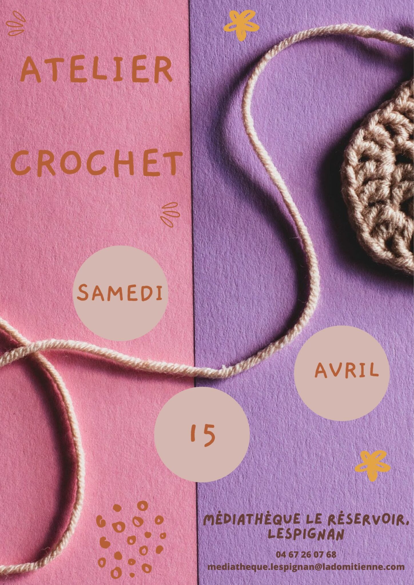 Atelier Crochet - Ville de Lespignan